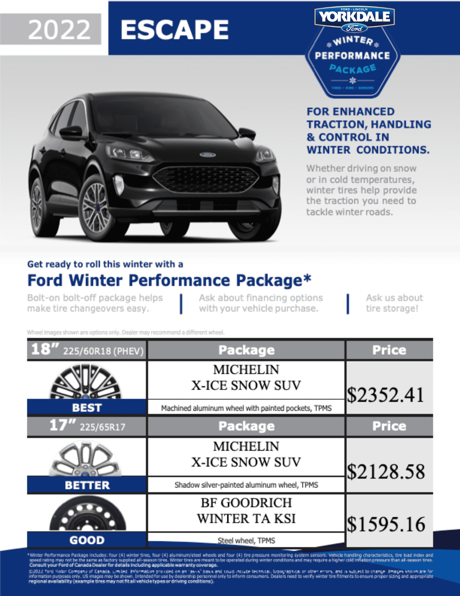 Winter Tire Specials - Yorkdale Ford